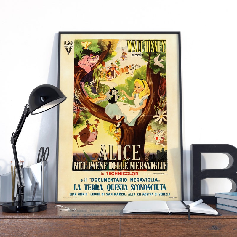 Alice in Wonderland Poster - Etsy