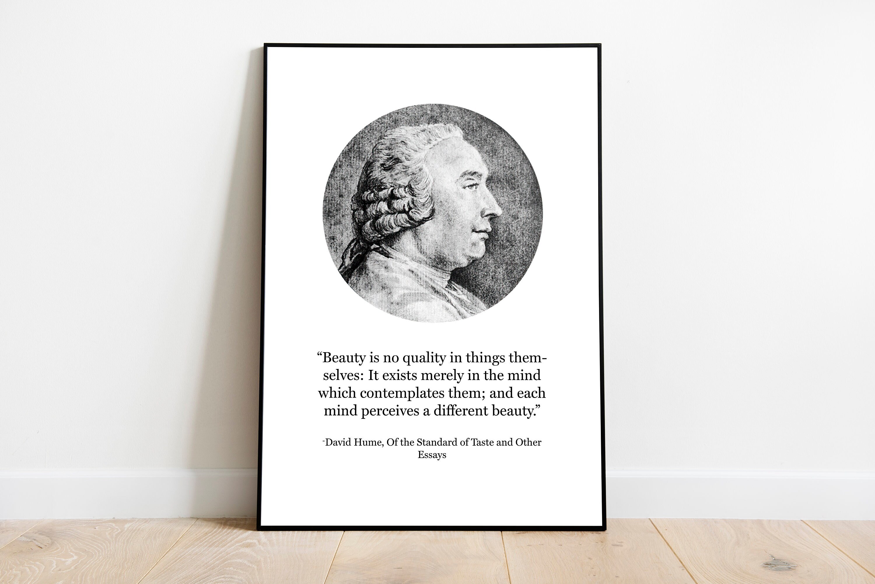 David Hume David Hume Quote Poster Scottish Enlightenment - Etsy