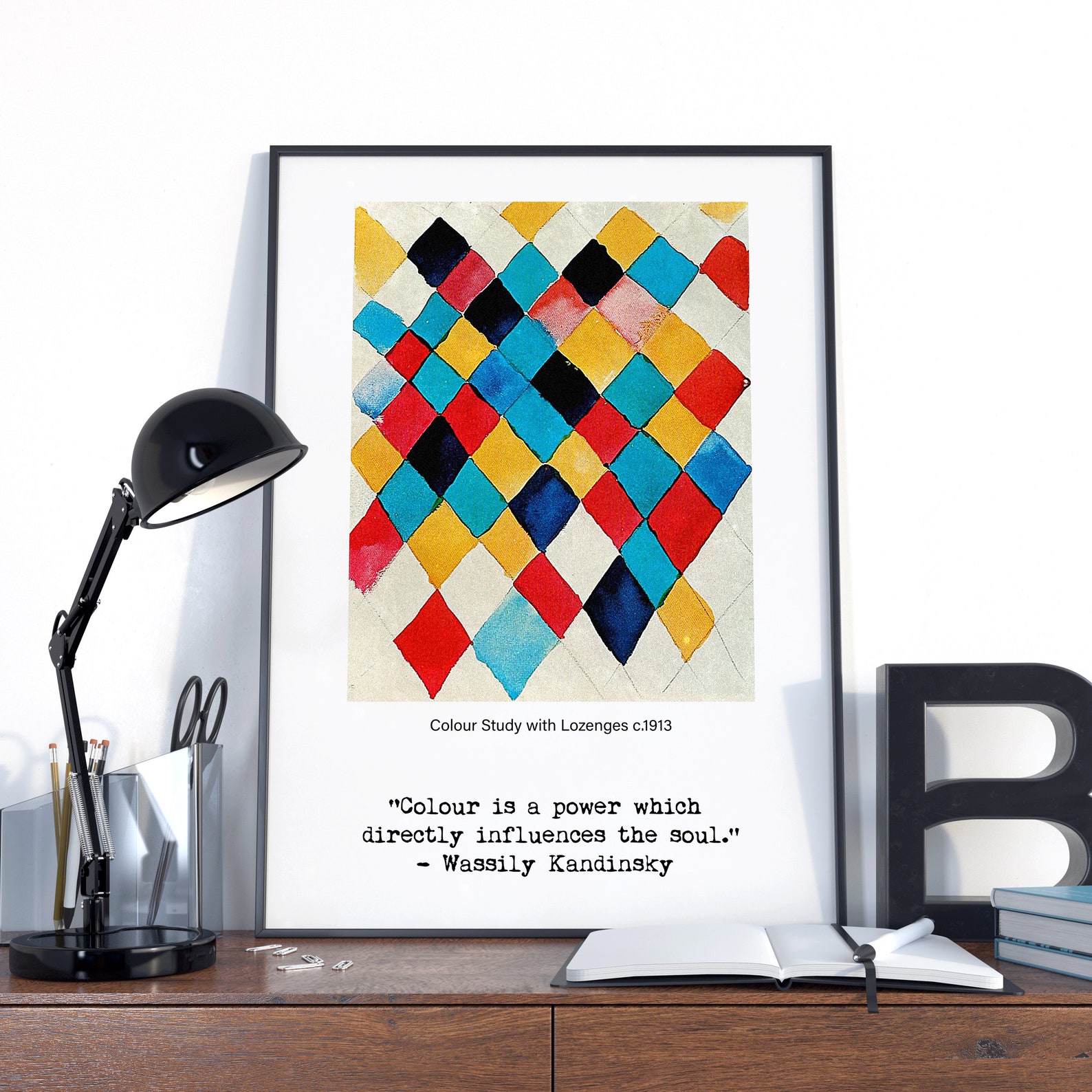 Wassily Kandinsky Quote Poster Wassily Kandinsky Quote Wall - Etsy