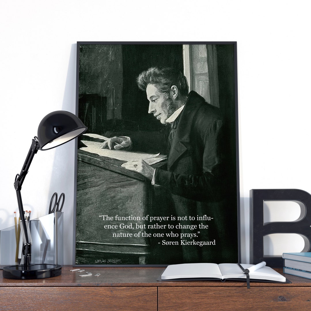 Søren Kierkegaard, Søren Kierkegaard Quote Poster, Danish Philosopher ...