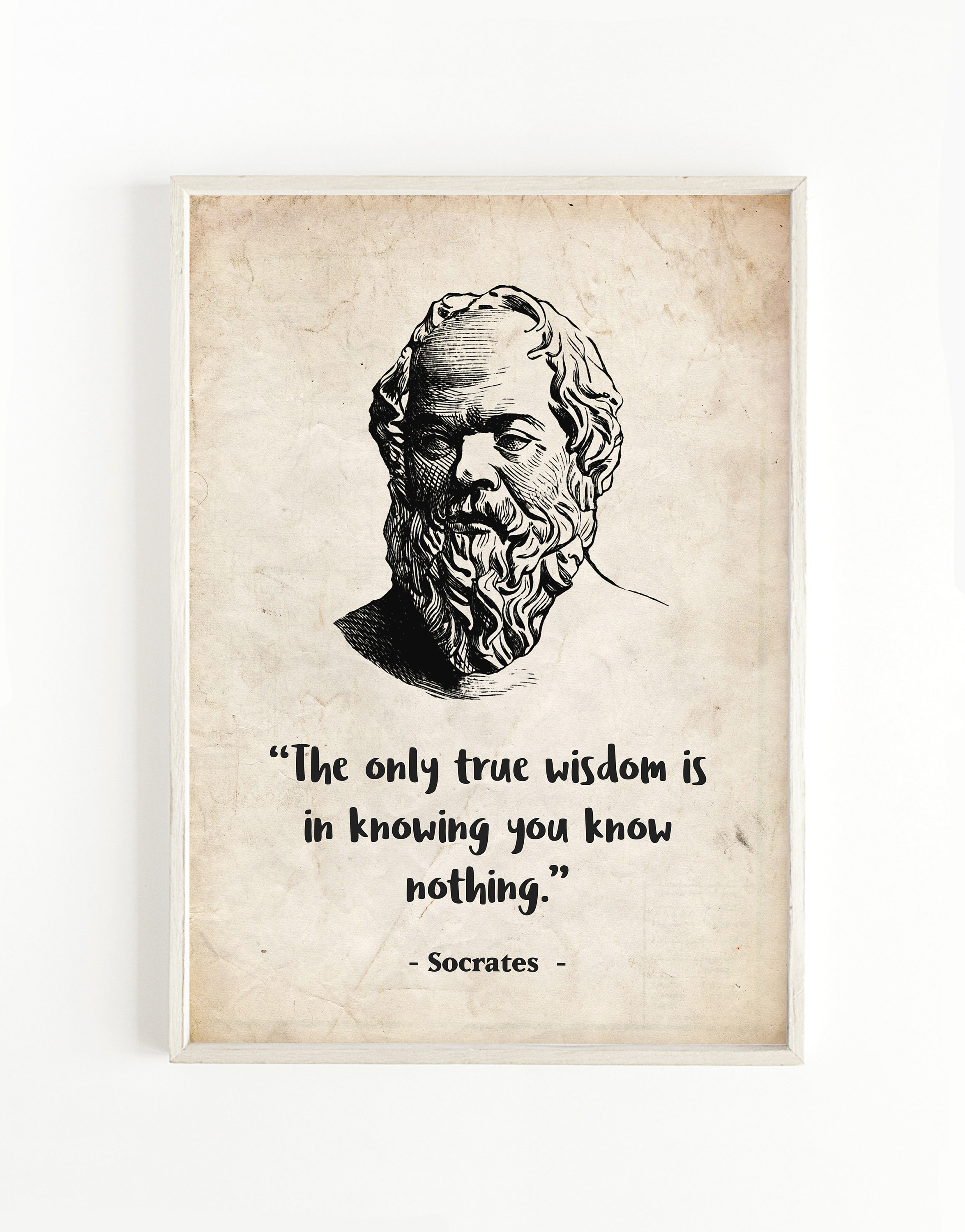 Socrates Socrates Quote Poster Socrates Quote Wall Art | Etsy