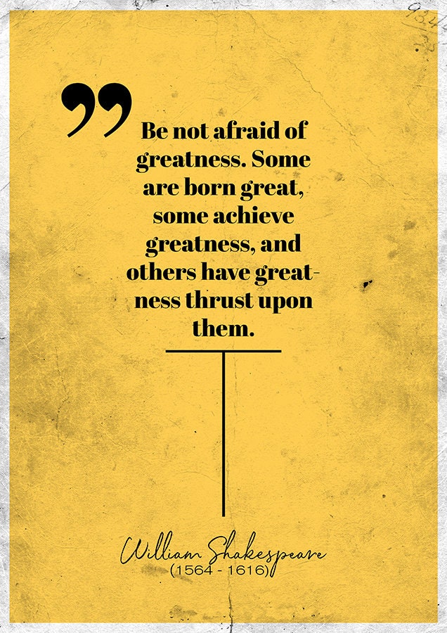 William Shakespeare William Shakespeare Quote Poster William - Etsy
