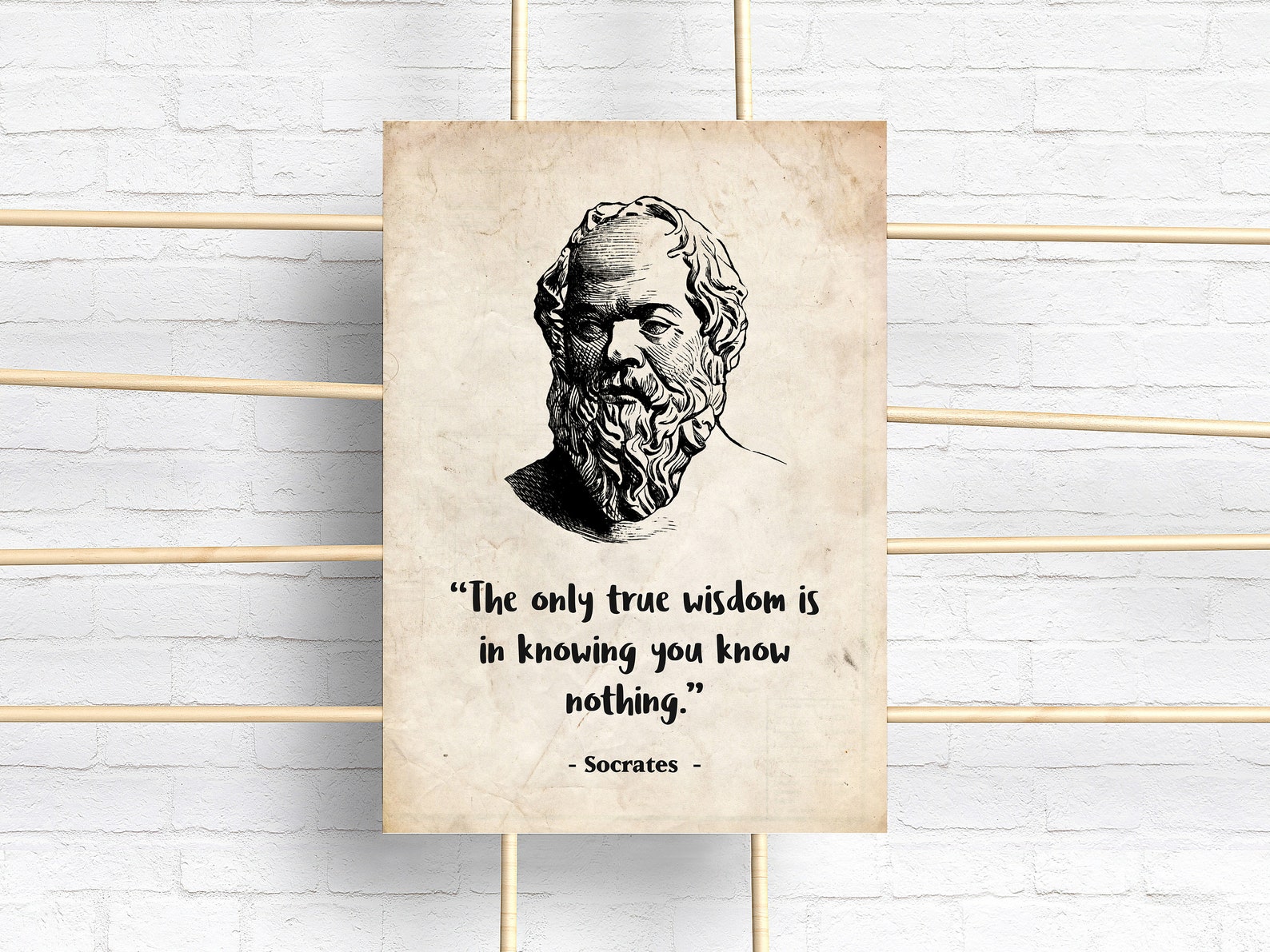Socrates Socrates Quote Poster Socrates Quote Wall Art | Etsy