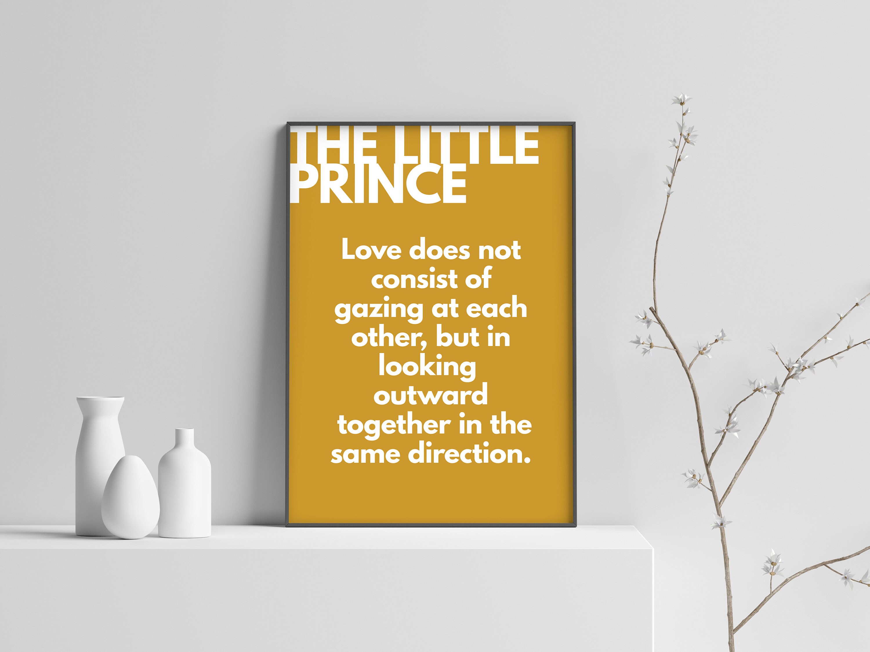 The Little Prince Poster the Little Prince Quote Wall Art - Etsy