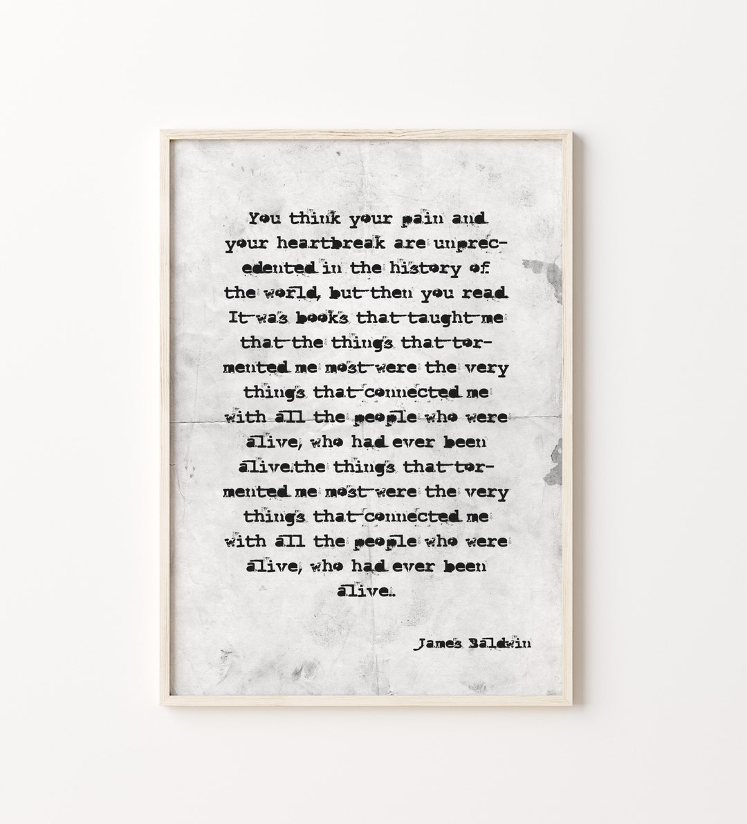 James Baldwin, James Baldwin Quote Poster, James Baldwin Quote Wall Art ...