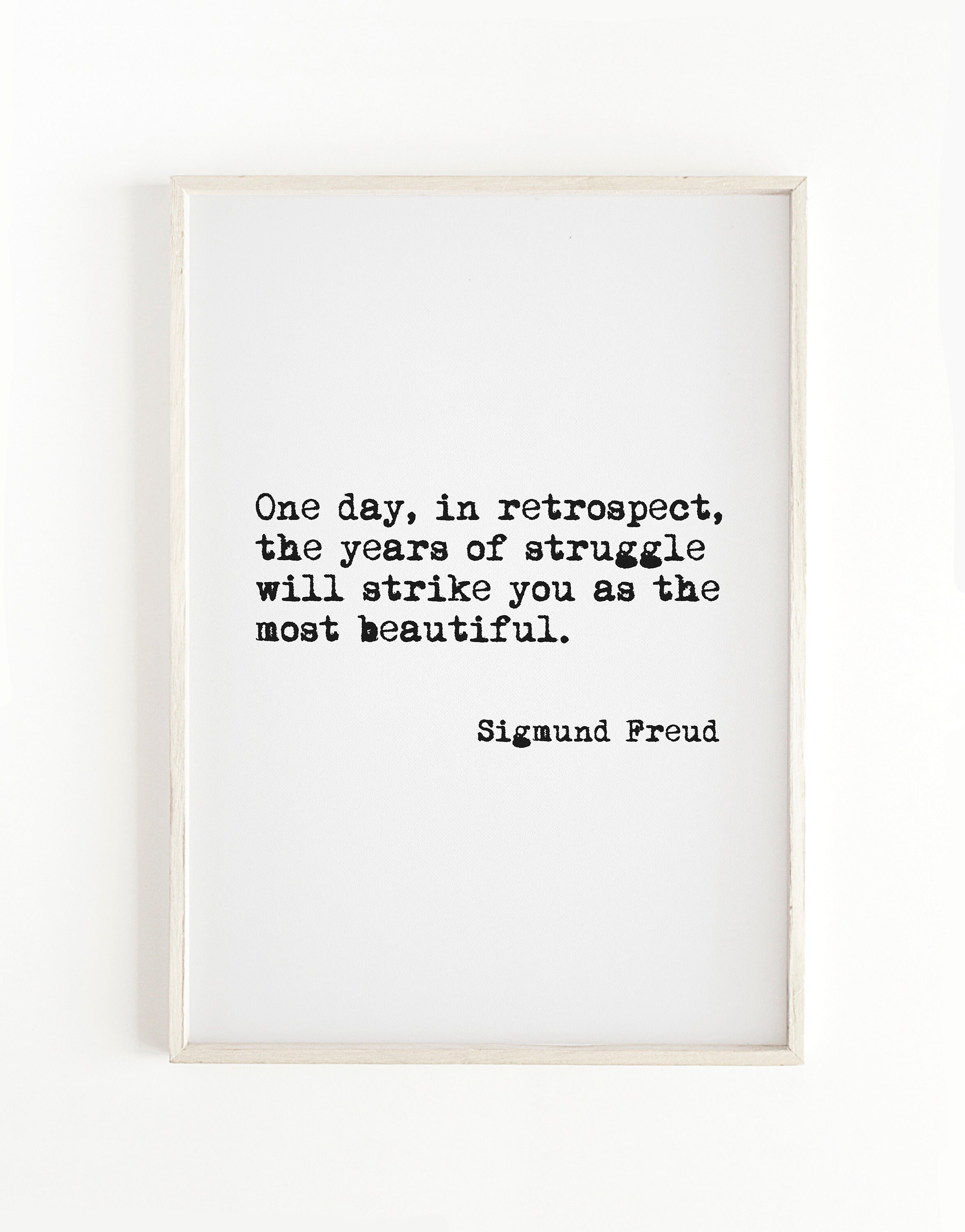 Sigmund Freud Sigmund Freud Poster Sigmund Freud Quote - Etsy