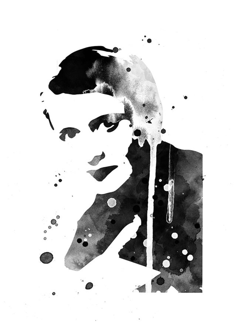 Ayn Rand Ayn Rand Poster Ayn Rand Watercolor Art Work the - Etsy