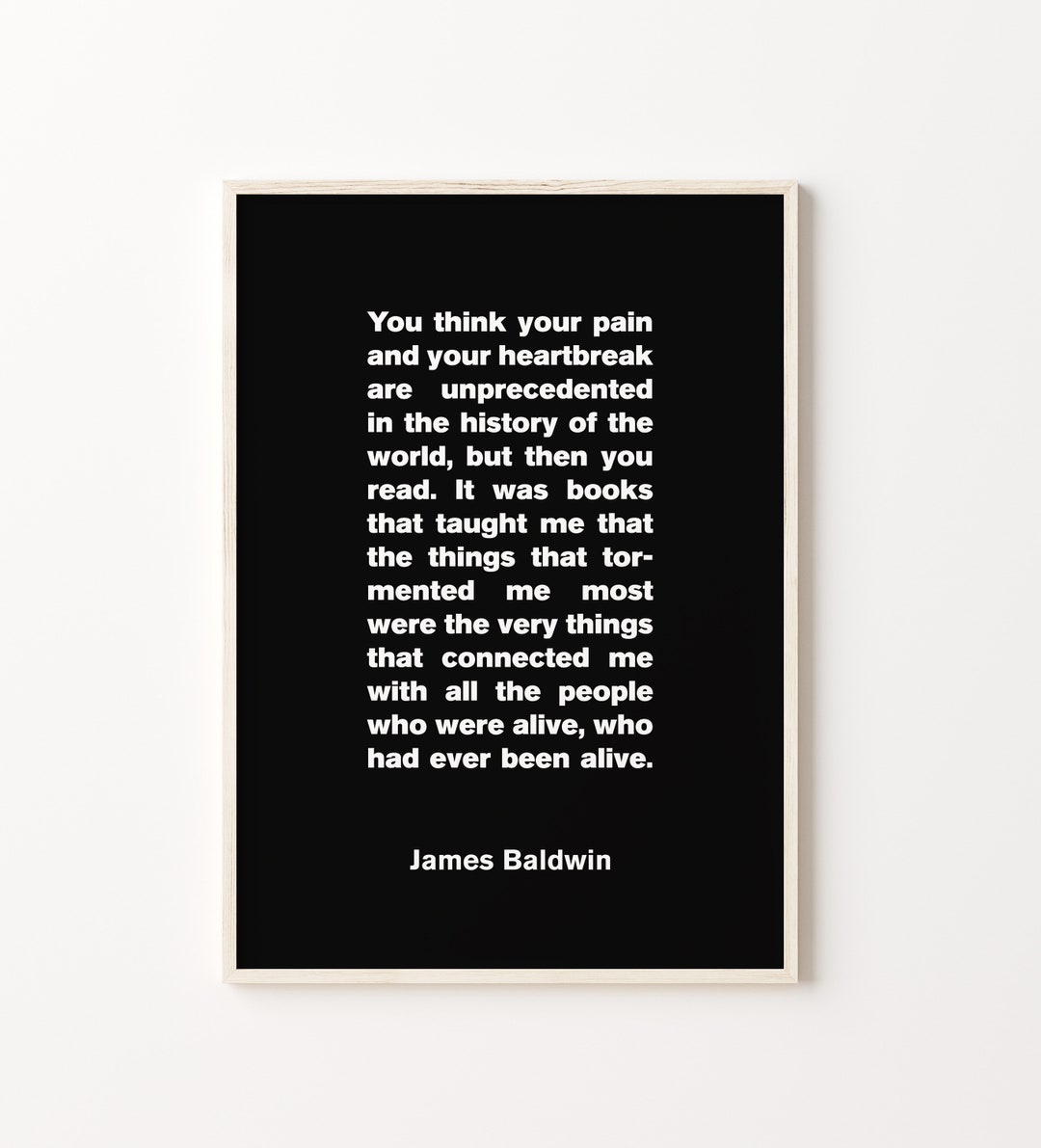 James Baldwin, James Baldwin Quote Poster, James Baldwin Quote Wall Art ...