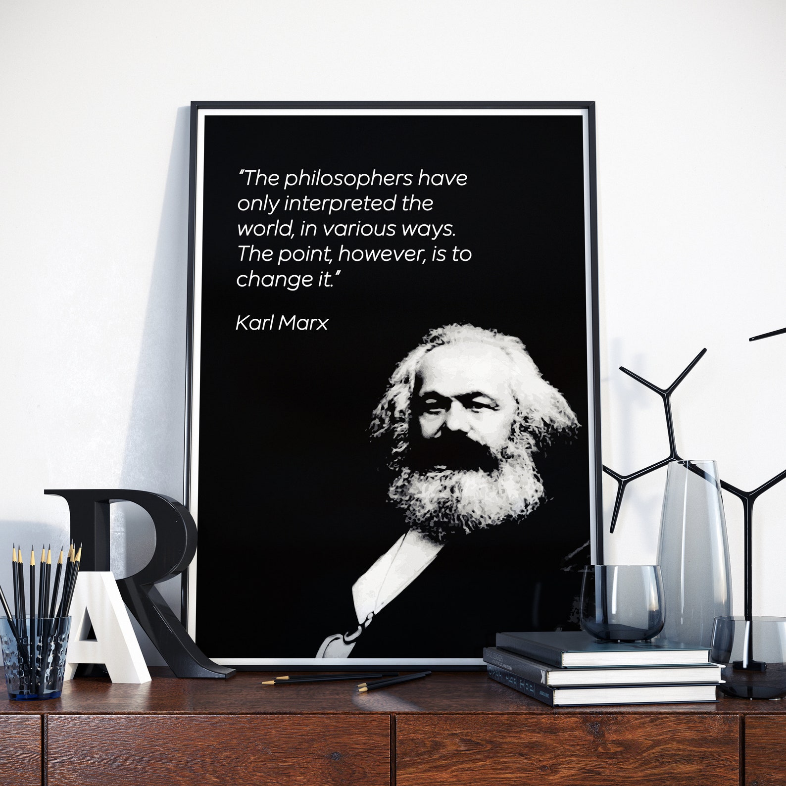 Karl Marx Karl Marx Quote Poster Karl Marx Wall Art Karl | Etsy