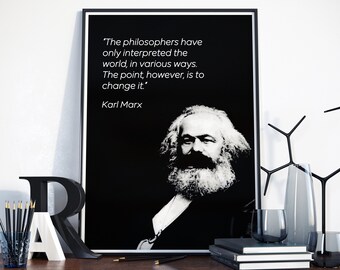 Karl Marx Poster - Etsy