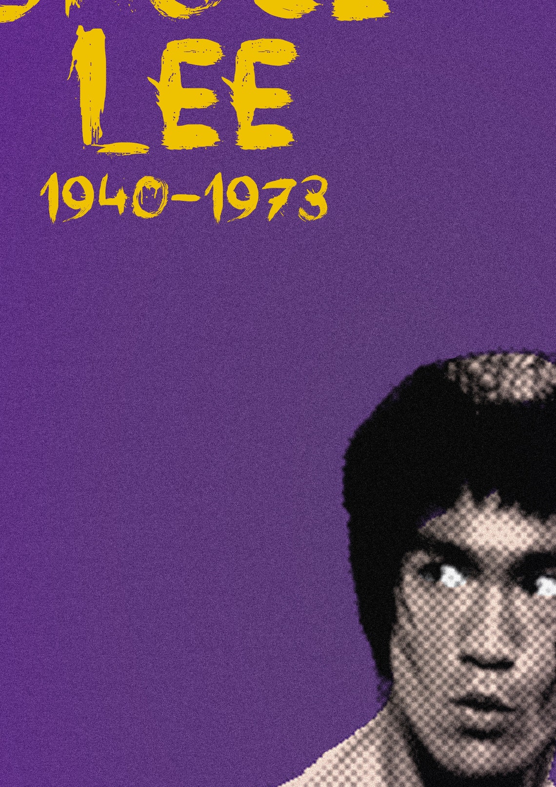 Bruce Lee Bruce Lee Poster Bruce Lee Print Pop Art Wall - Etsy