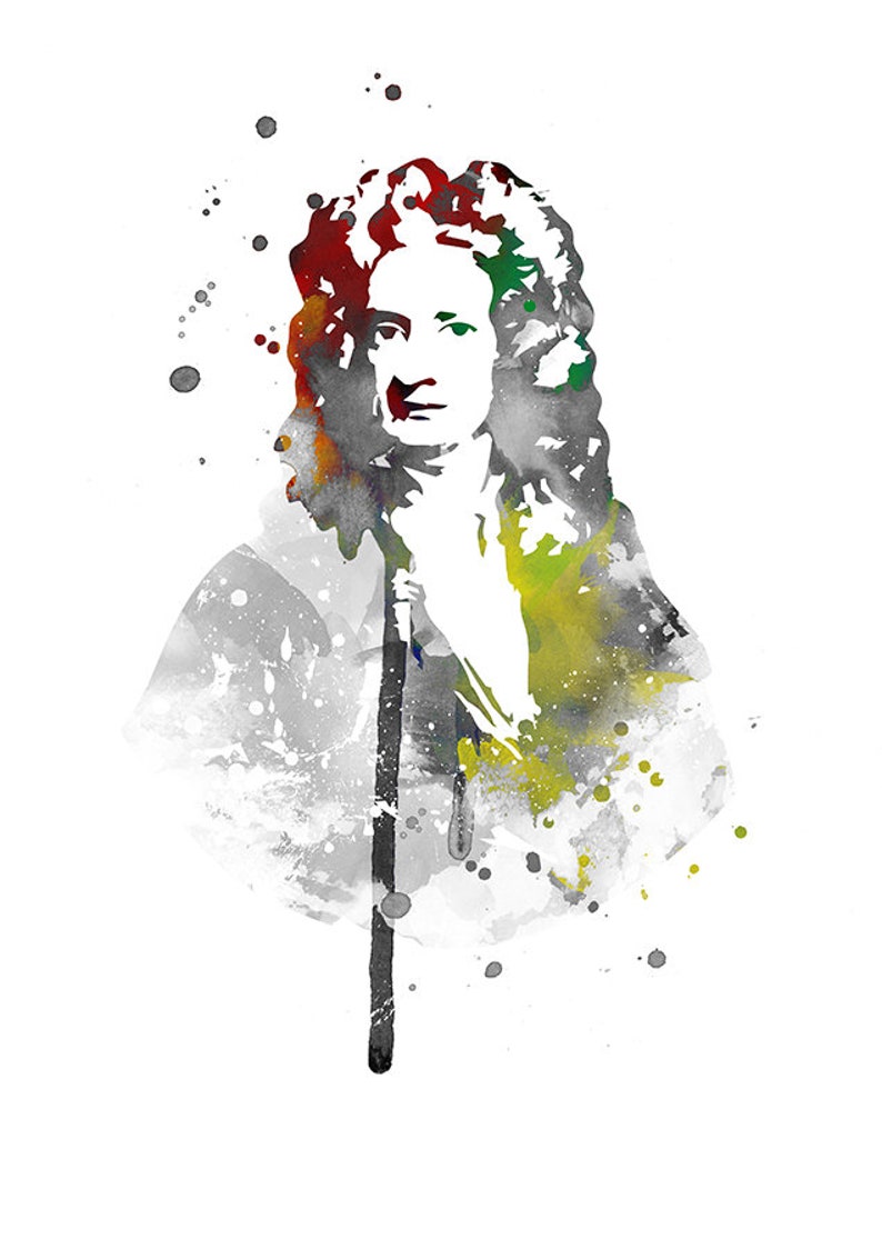 Isaac Newton Isaac Newton Art Isaac Newton Poster Isaac - Etsy