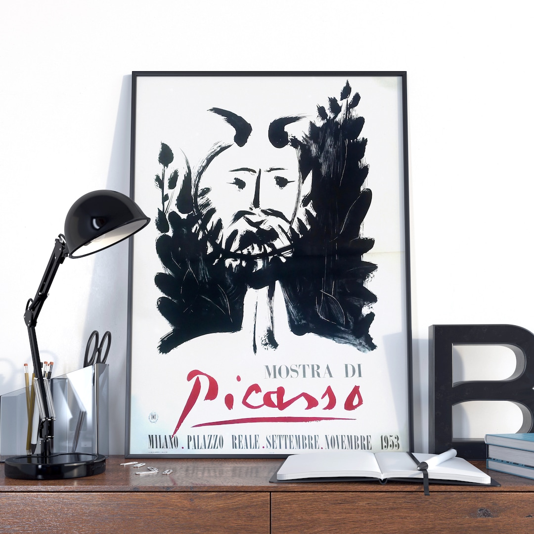 Pablo Picasso, Pablo Picasso Exhibition Poster, Pablo Picasso ...