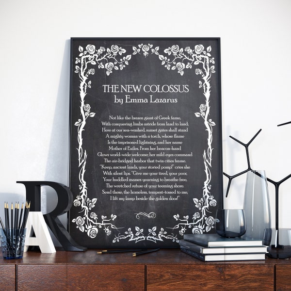 The New Colossus Print - Etsy
