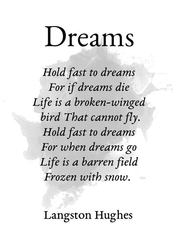 Langston Hughes Poems Dreams