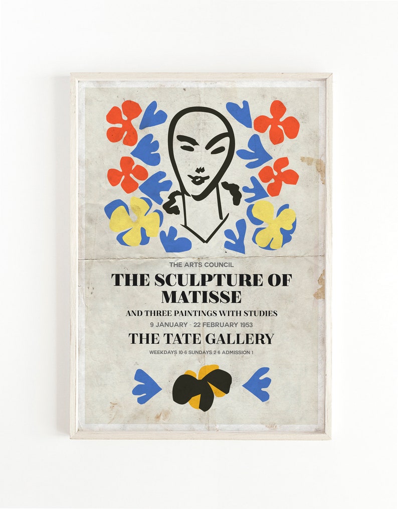 Matisse Matisse Exhibition Poster Matisse Poster Matisse | Etsy