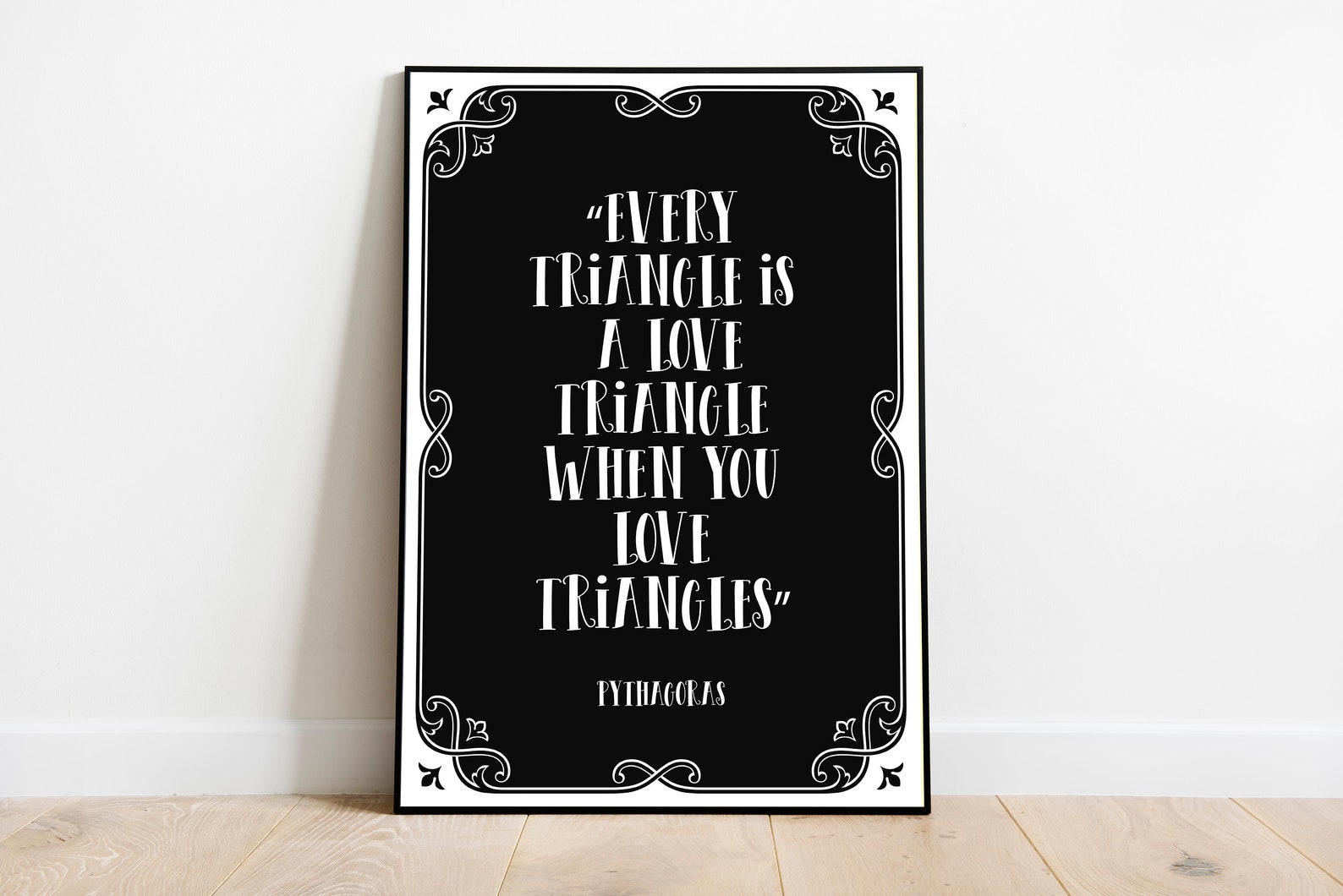 Pythagoras Pythagoras Quote Poster Pythagoras Wall Art - Etsy
