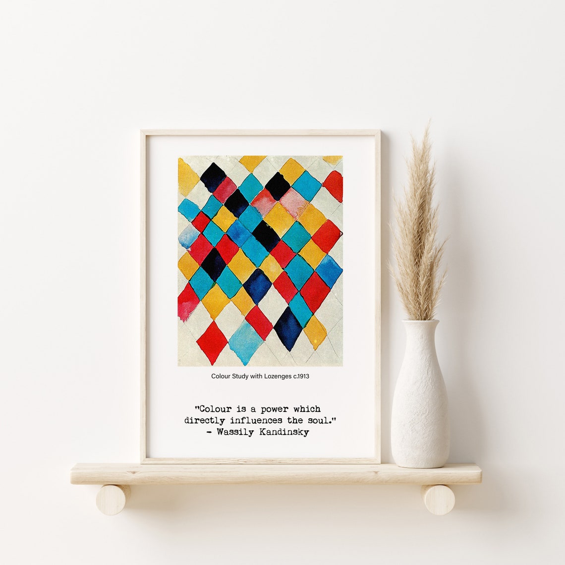 Wassily Kandinsky Quote Poster Wassily Kandinsky Quote Wall - Etsy