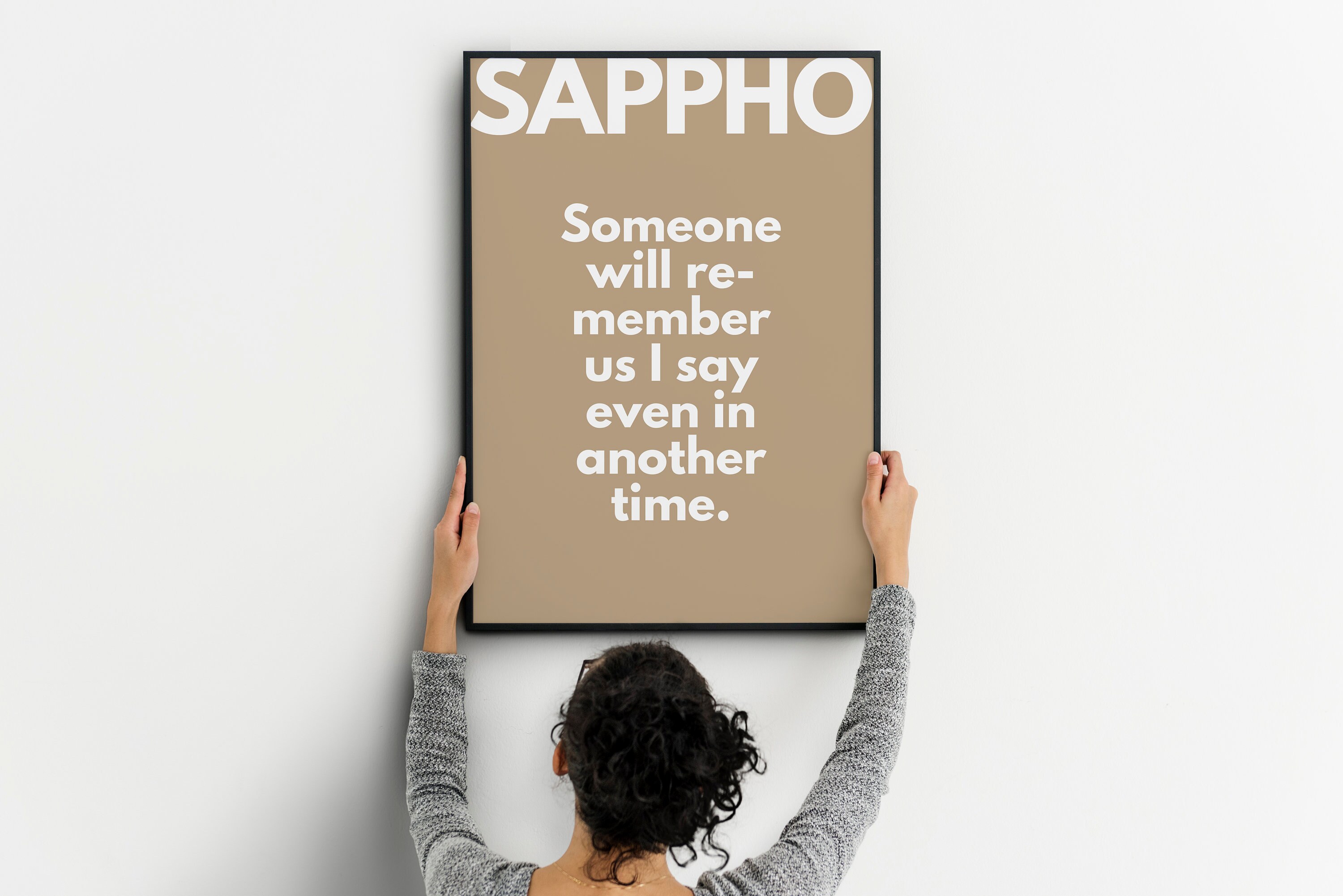 Sappho Quote Poster Sappho Quote Wall Art Sappho Modern - Etsy Canada