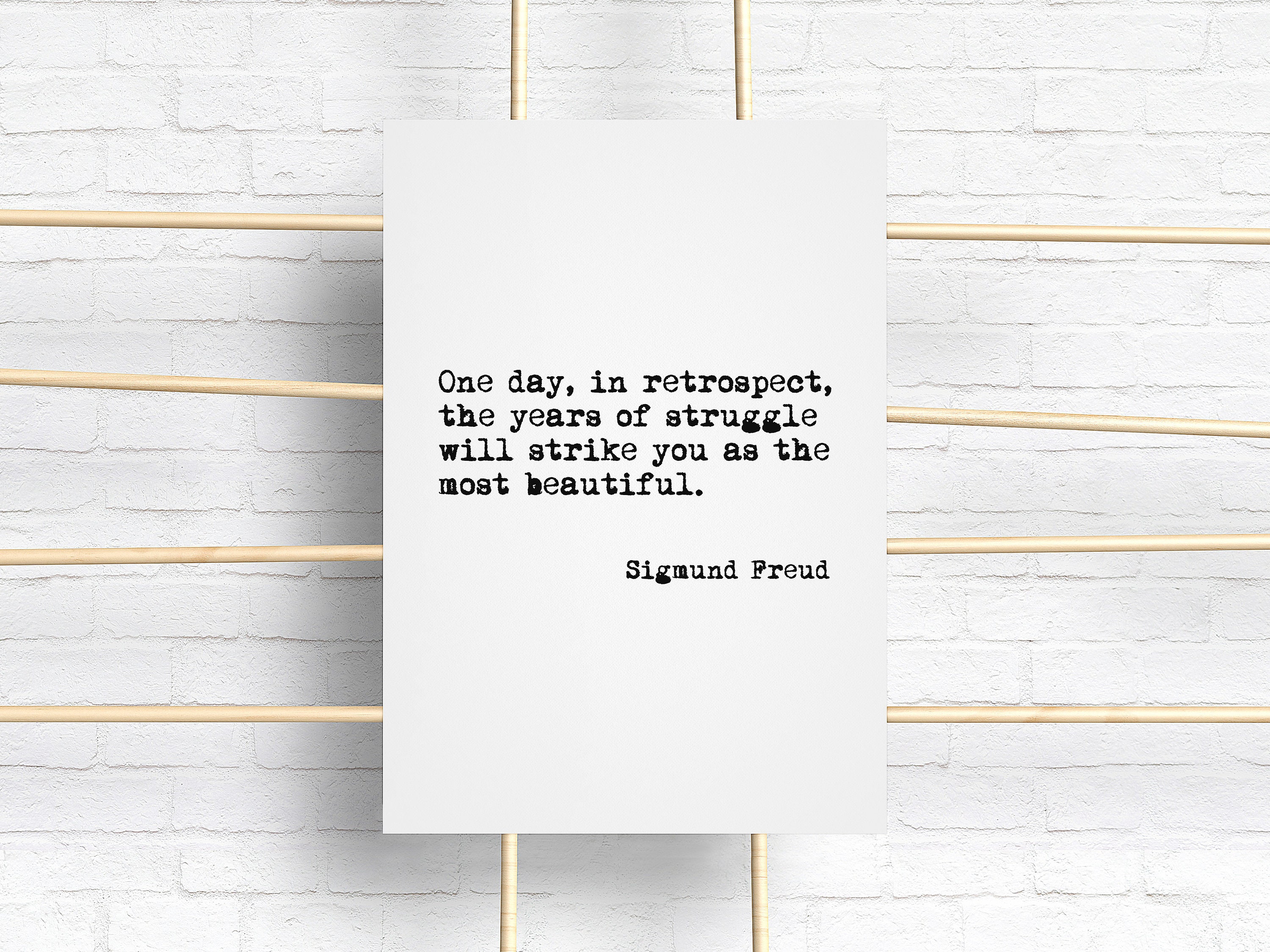 Sigmund Freud Sigmund Freud Poster Sigmund Freud Quote - Etsy