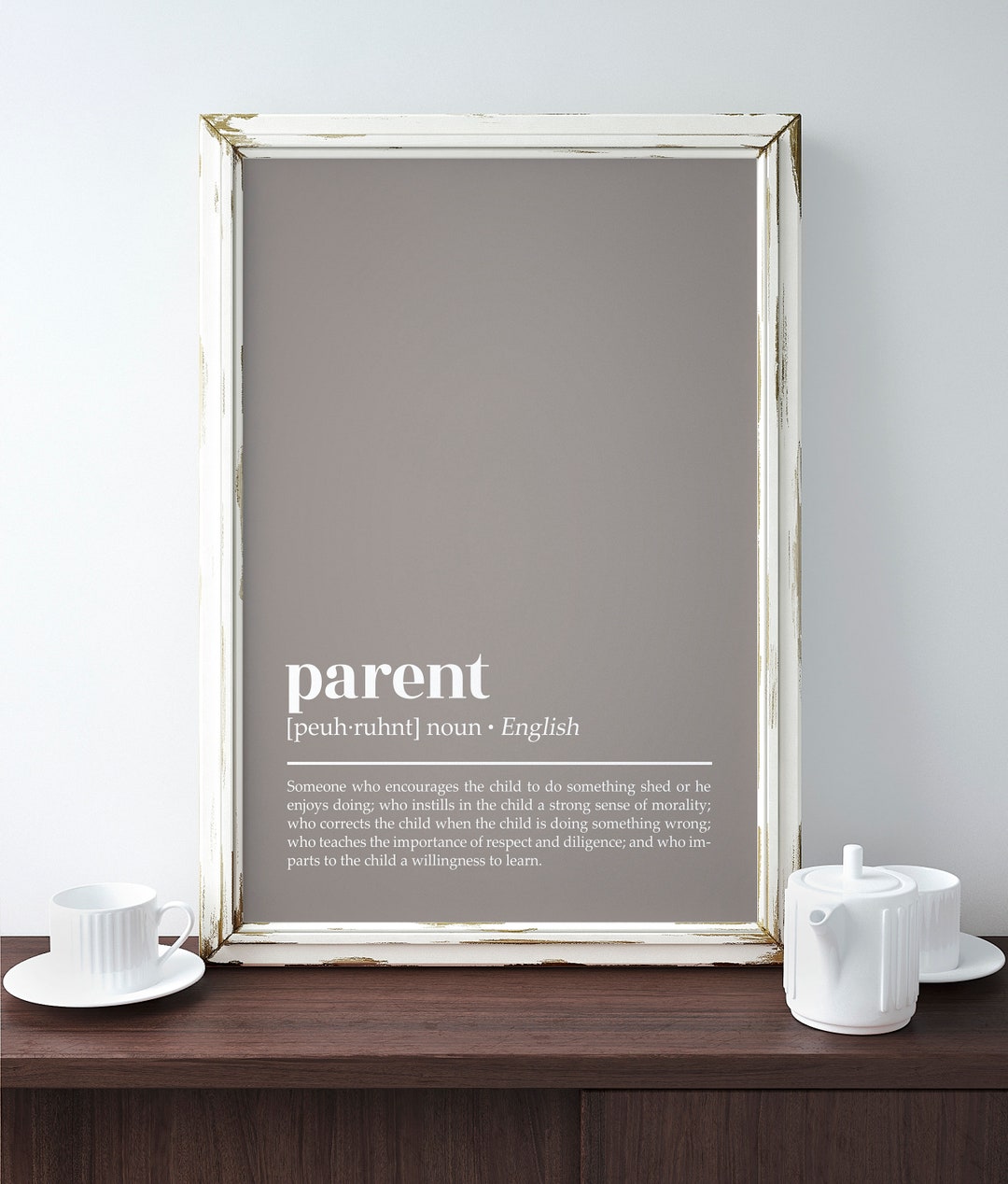 Parent Definition Poster, Parent Definition Wall Art, Parent Definition ...