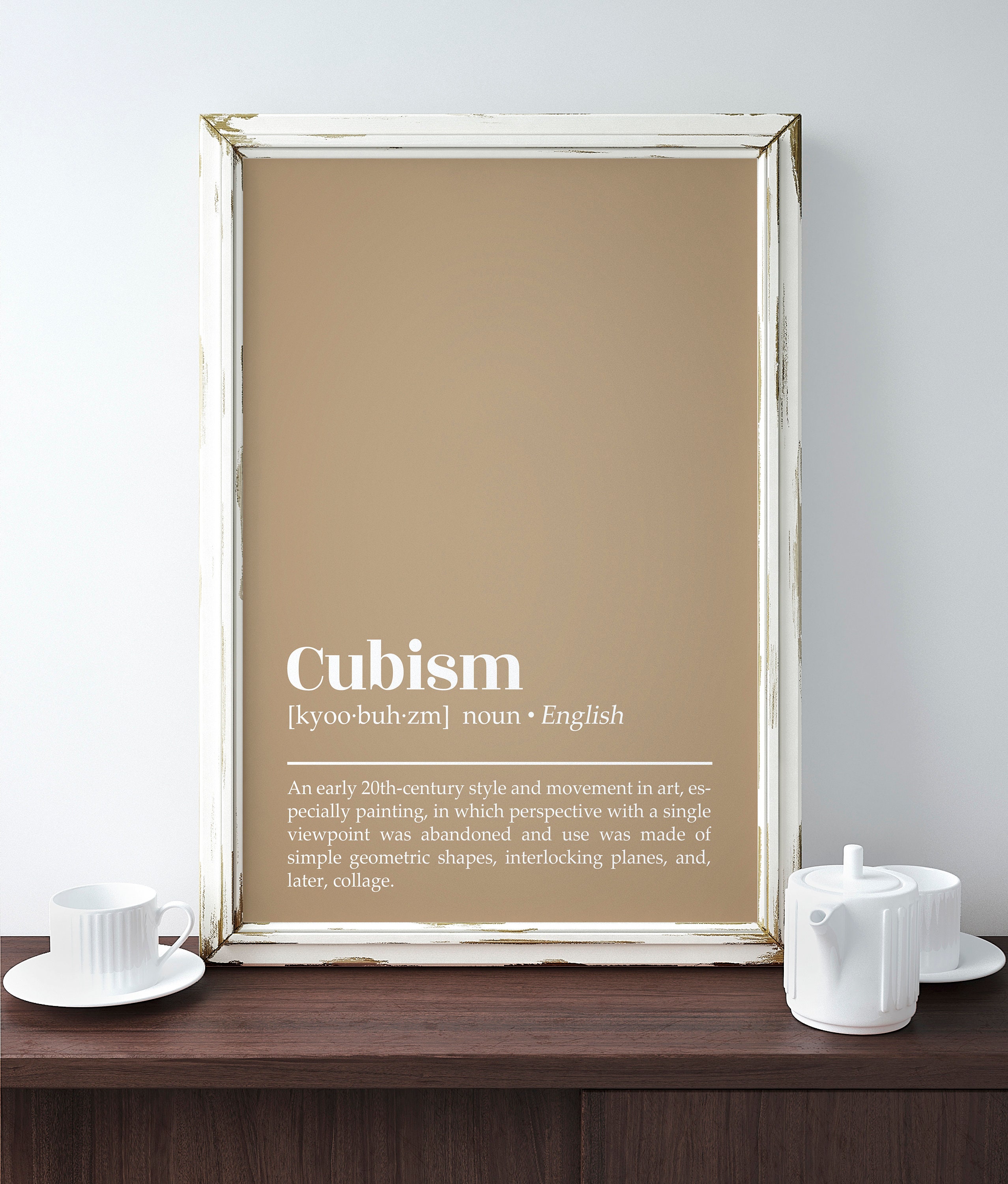 Cubism Cubism Definition Poster Cubism Definition Print - Etsy España