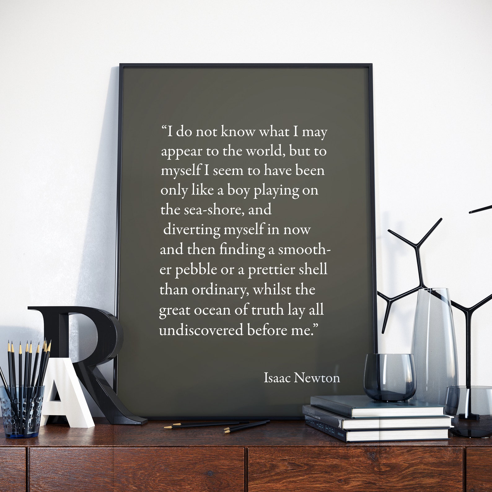 Isaac Newton Isaac Newton Poster Isaac Newton Quote English - Etsy