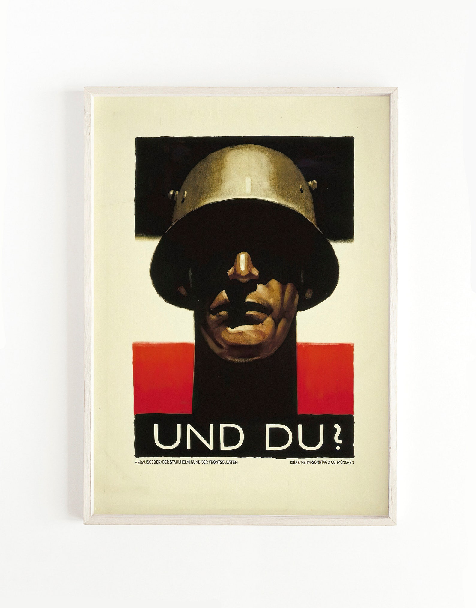 Und Du 1929 Ludwig Hohlwein Vintage German Propaganda - Etsy