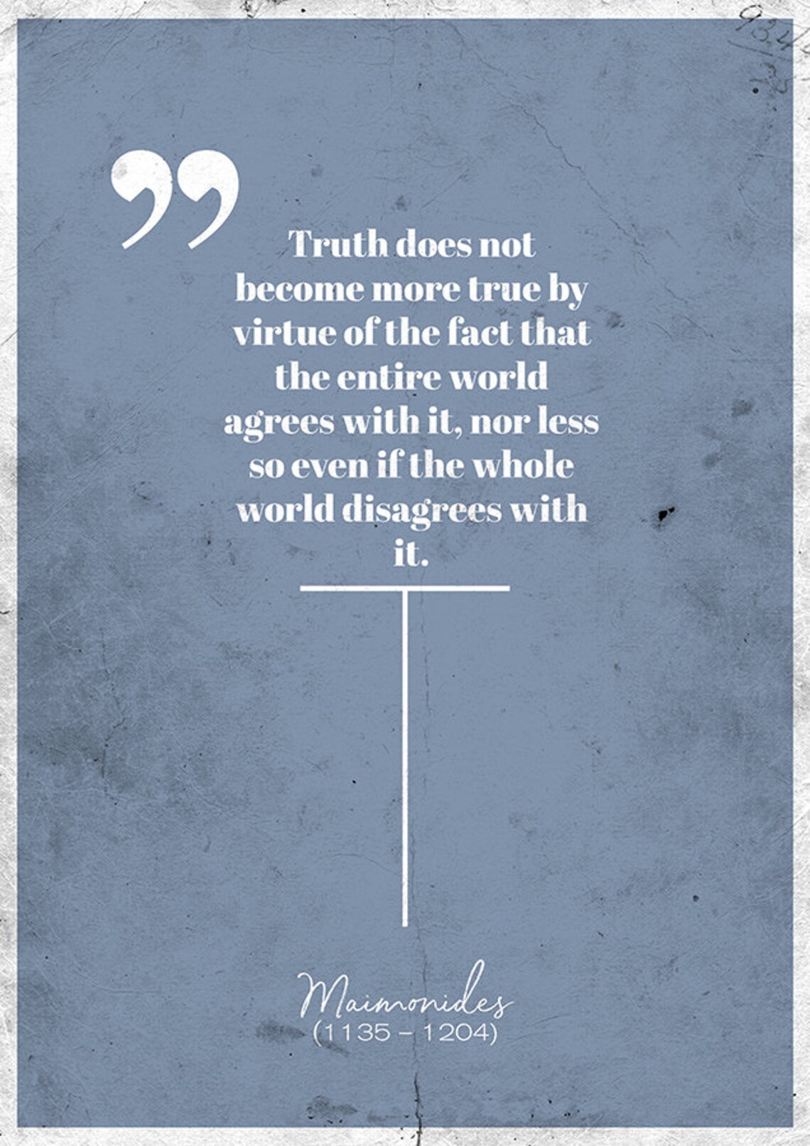 Maimonides Maimonides Quote Poster Maimonides Artwork - Etsy