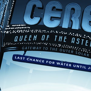 Ceres, Ceres Poster, Giuseppe Piazzi Ceres Vintage Poster, Dwarf Planet ...