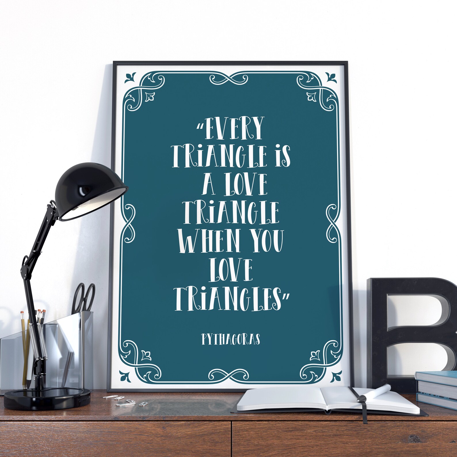 Pythagoras Pythagoras Quote Poster Pythagoras Wall Art - Etsy