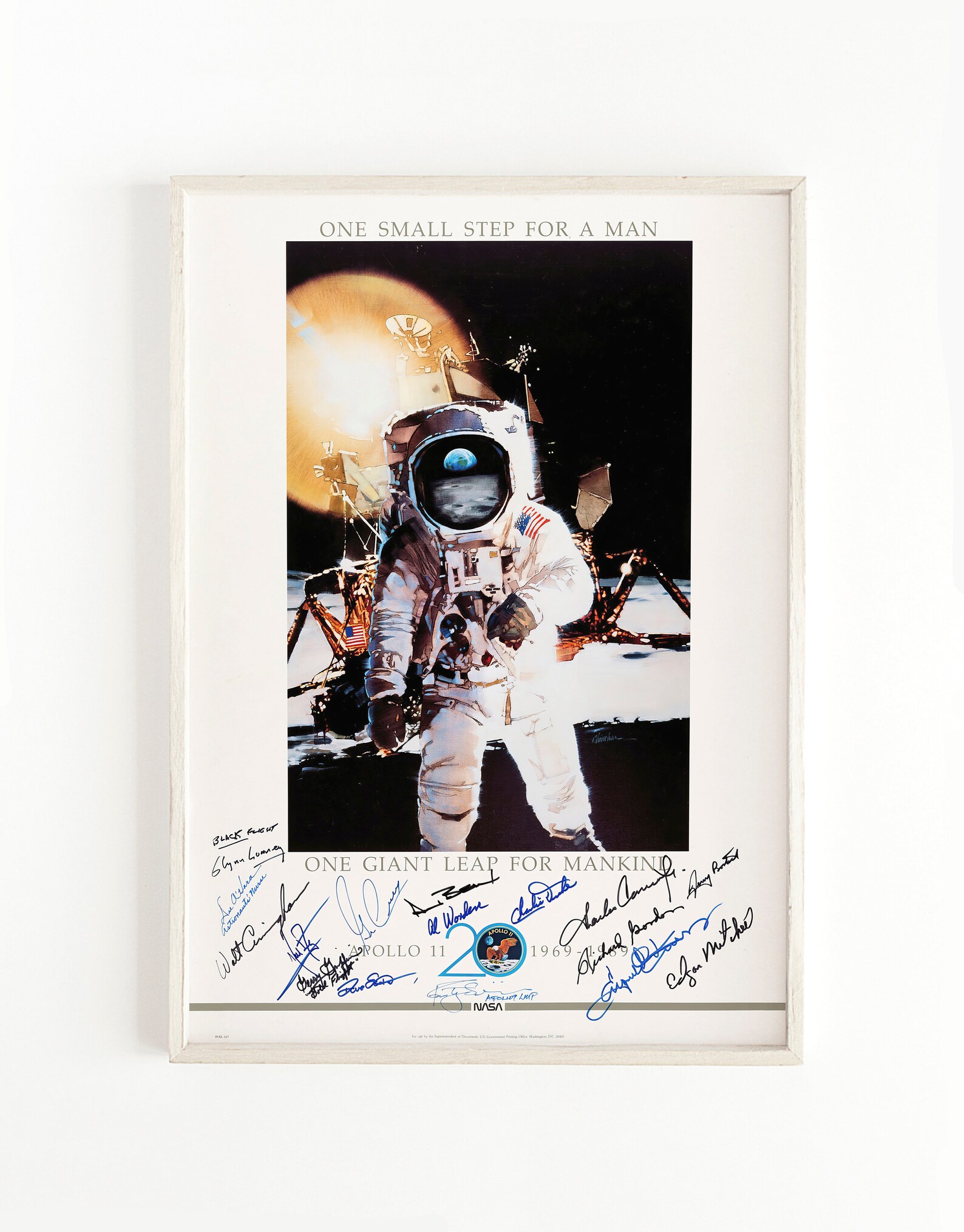 Unique Apollo 11 Poster Signed by Th Crew Apollo 13 Poster - Etsy