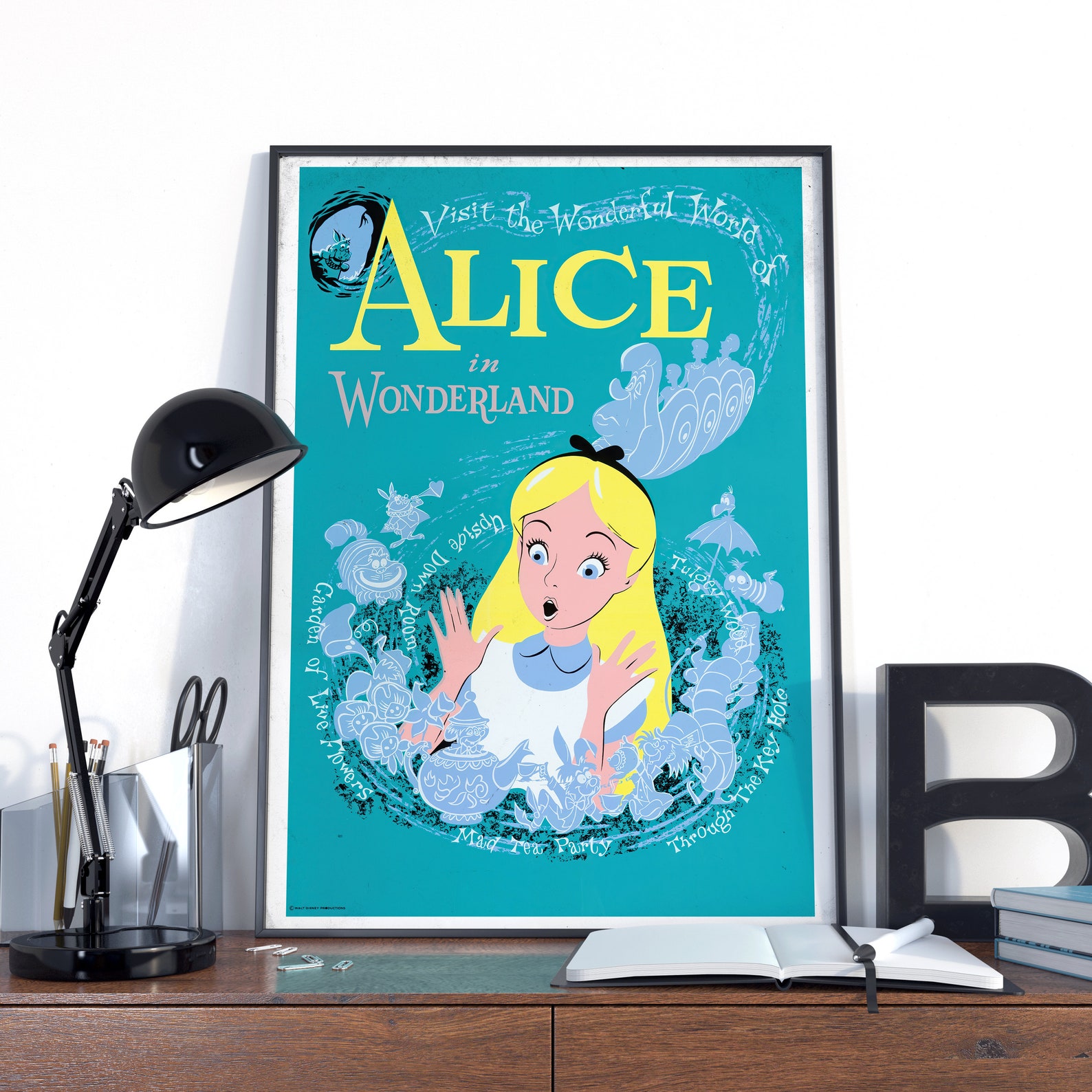 Alice in Wonderland Alice in Wonderland Poster Alice in | Etsy