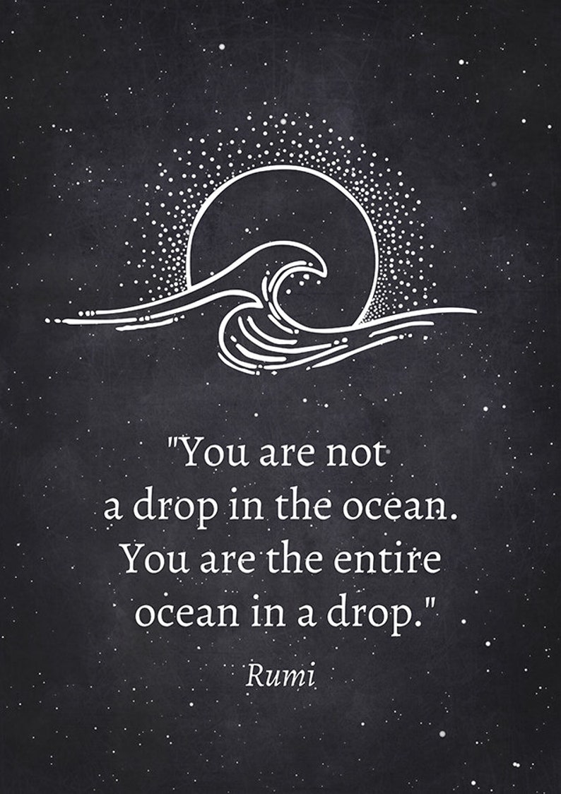 Rumi Rumi Quote Poster Rumi Quote Wall Art Rumi Print Rumi - Etsy