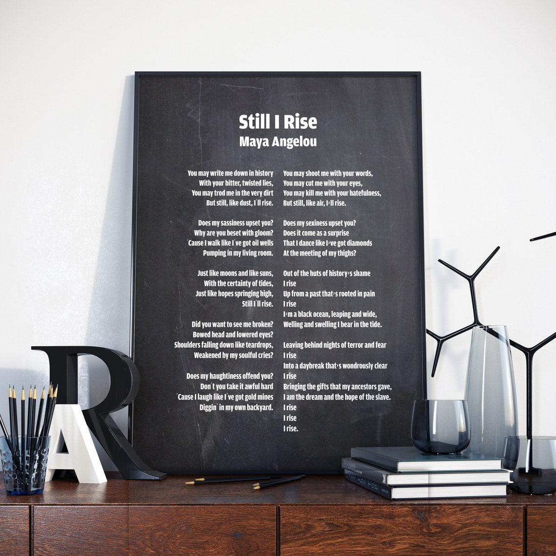 Still I Rise Still I Rise Poem Still I Rise Print Maya - Etsy