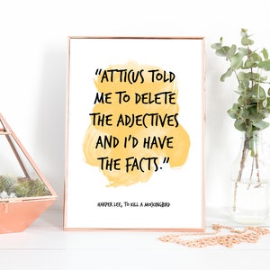 To Kill A Mockingbird, Watercolor to Kill A Mockingbird Wall Art, to ...