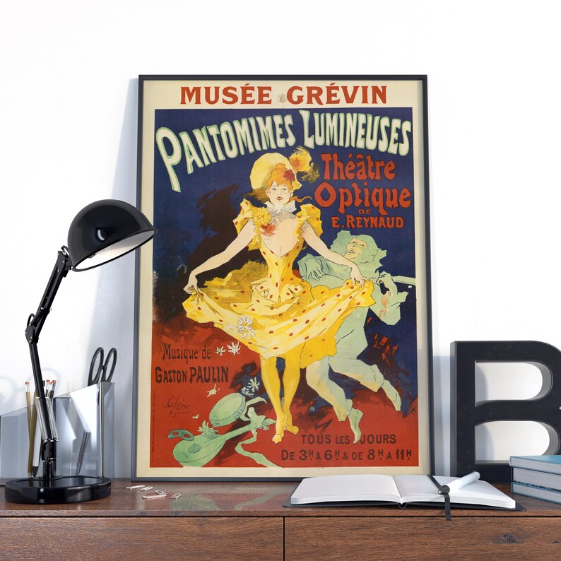 Vintage 1892 France Paris Pantomimes Lumineuses Musée Grévin - Etsy