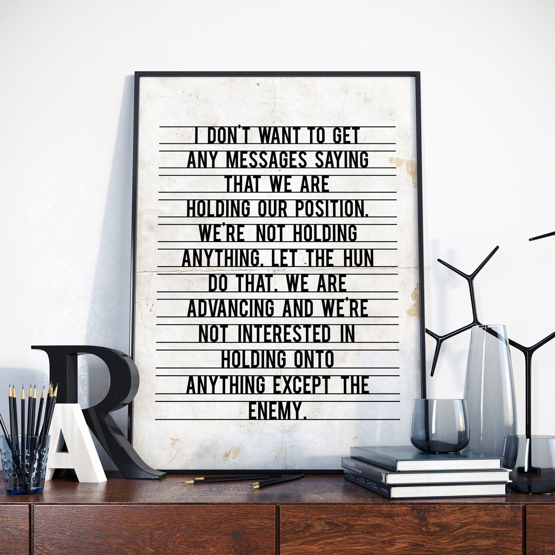General George S. Patton Speech Poster, Patton Artwork, Patton Speech ...