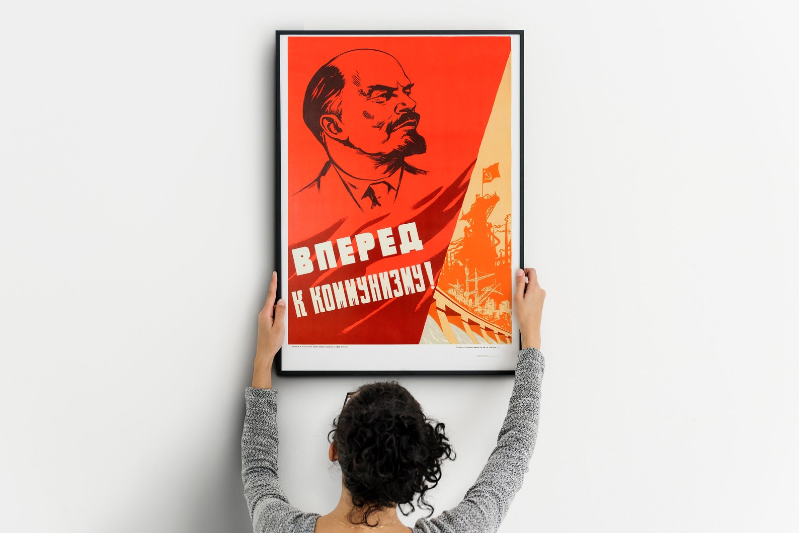 USSR Propaganda Poster Lenin Propaganda Poster Vintage Lenin - Etsy