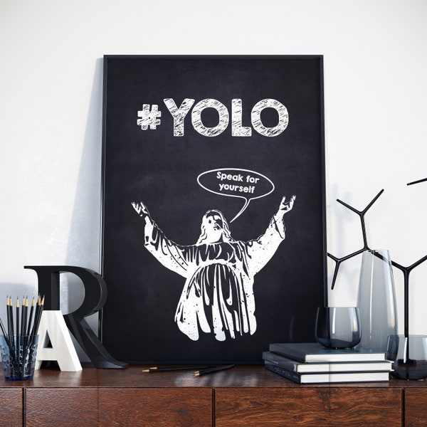 Yolo Poster - Etsy
