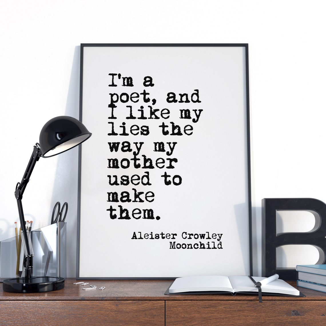 Aleister Crowley Aleister Crowley Quote Poster Aleister - Etsy
