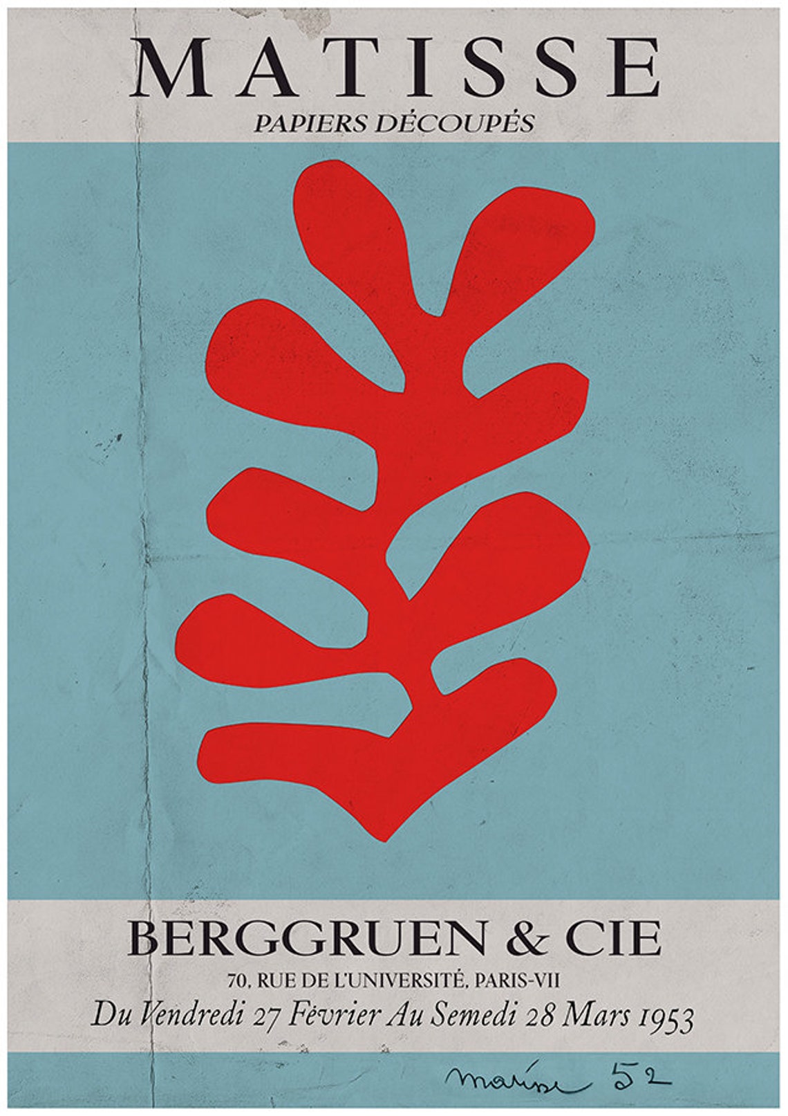 Matisse Matisse Exhibition Poster Matisse Poster Matisse - Etsy