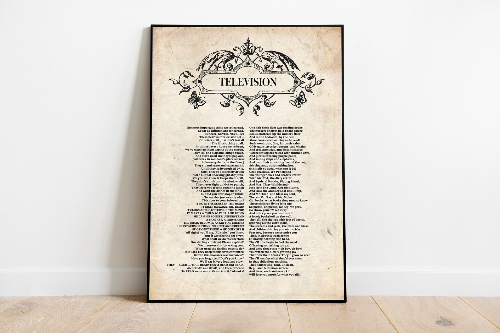 Roald Dahl's Poem television Poster Roald - Etsy