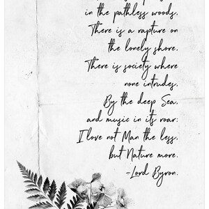 Lord Byron Lord Byron Poster Lord Byron Quote Lord Byron - Etsy