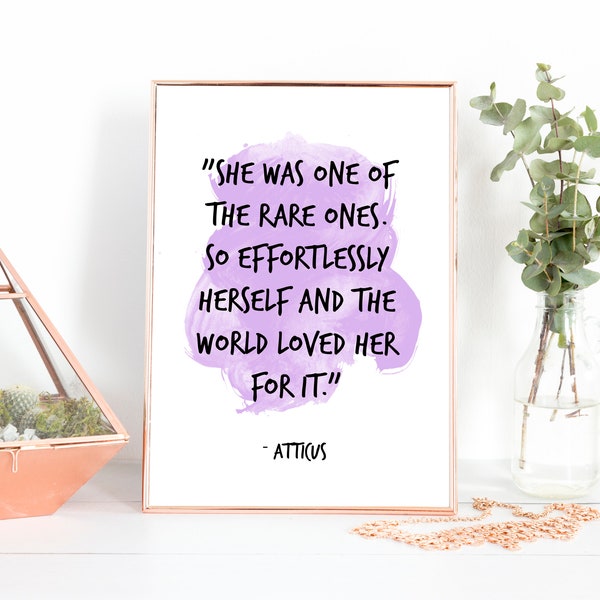 Atticus Quote - Etsy