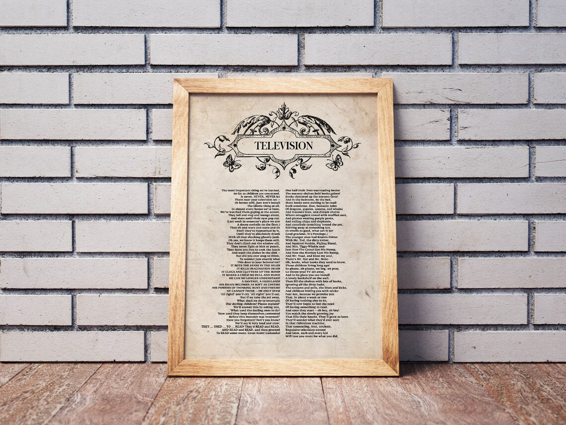 Roald Dahl's Poem television Poster Roald - Etsy