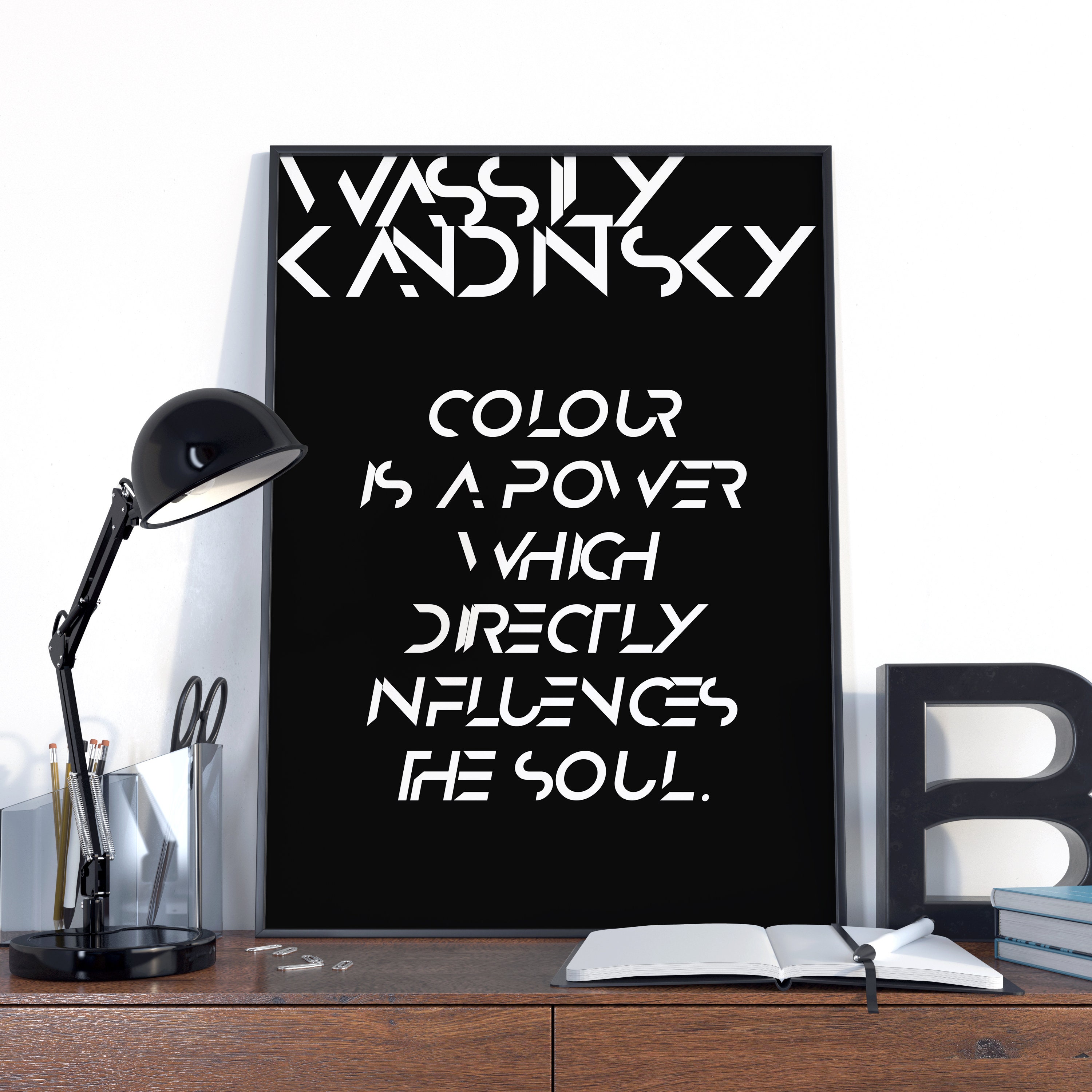 Wassily Kandinsky Quote Poster Wassily Kandinsky Quote Wall - Etsy