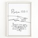 Brothers Wall Art Psalm 133:1 Scripture Brothers Wall Art - Etsy