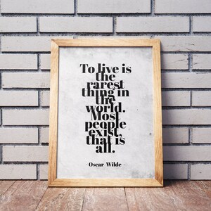 Oscar Wilde, Oscar Wilde Quote, Oscar Wilde Quote Poster, Oscar Wilde ...