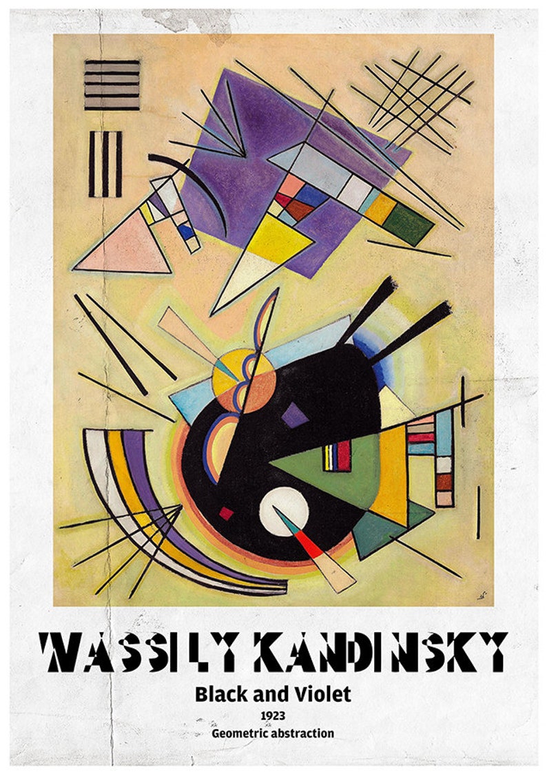 Wassily Kandinsky Wassily Kandinsky Exhibition Print GALLERY - Etsy